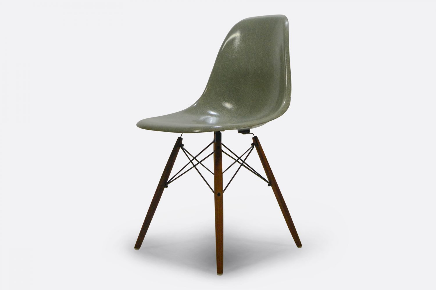 Vintage | Eames fiberglass | side chair | Seafoam Green - The Modern